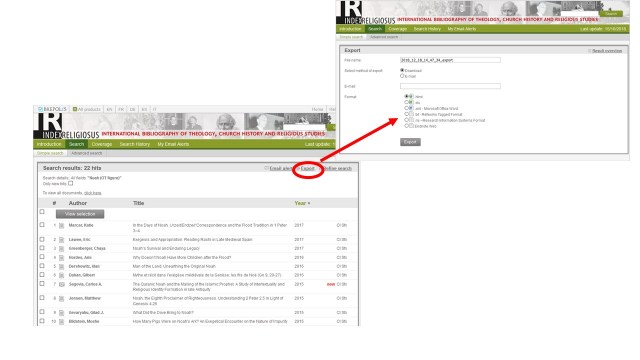 Brepols’ Bibliographies compliant with RIS format | About Brepolis