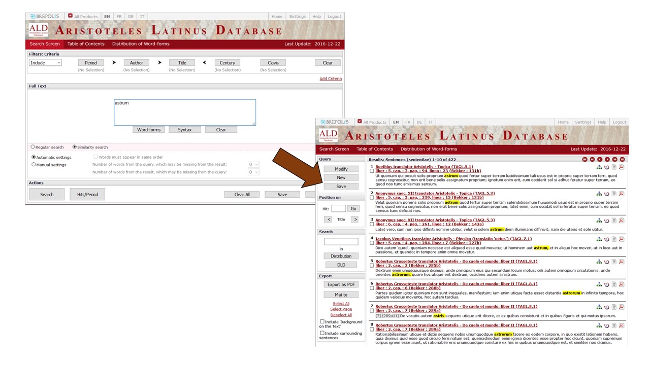 Aristoteles Latinus project | About Brepolis