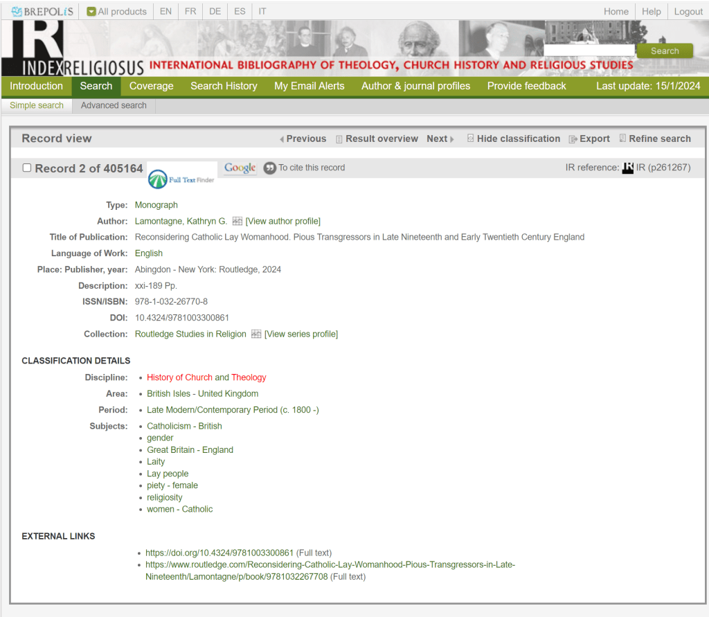 Blog | About Brepolis | Information and help about Brepolis – the home of Brepols' Online Databases